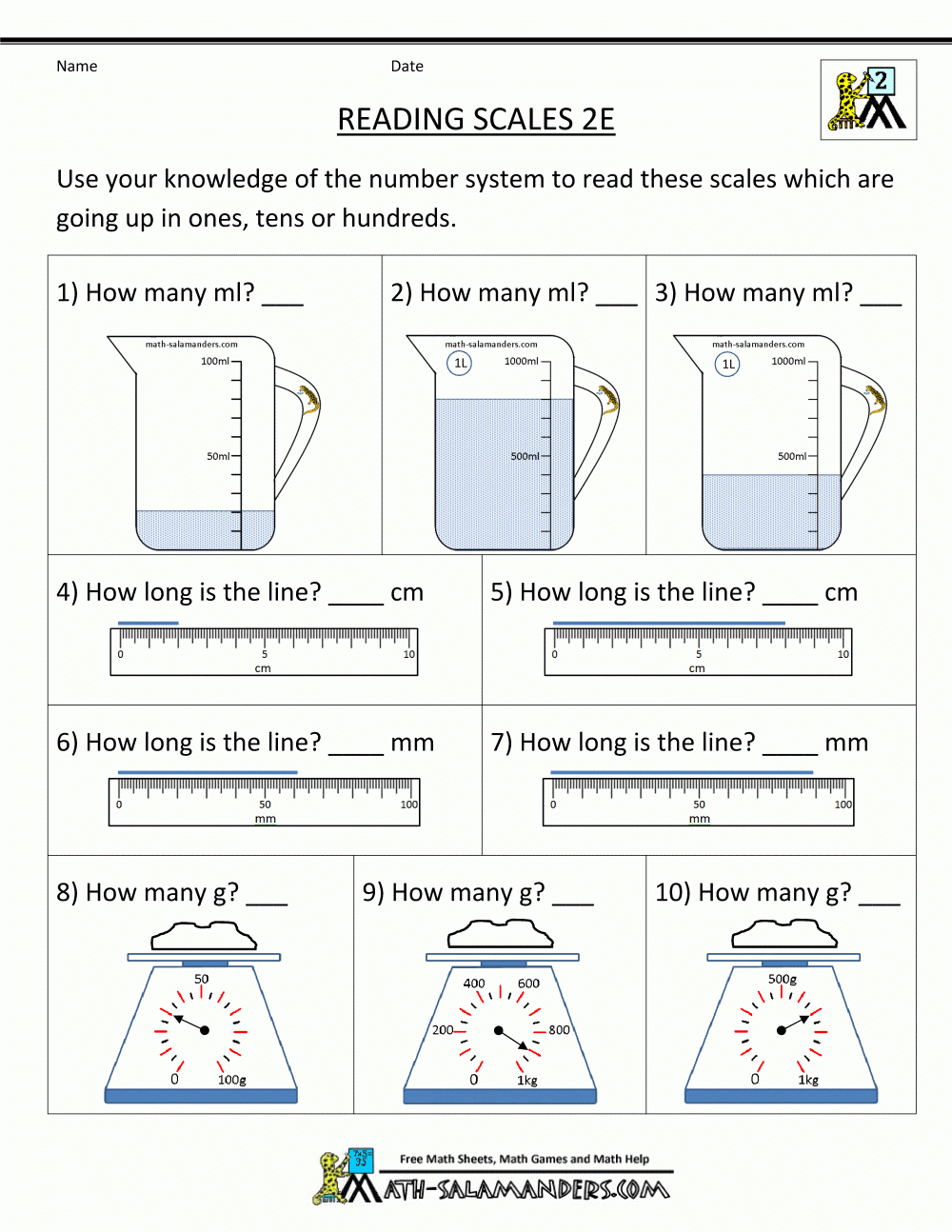 Automotive Measurement And Math Worksheet Automotive Math Worksheets